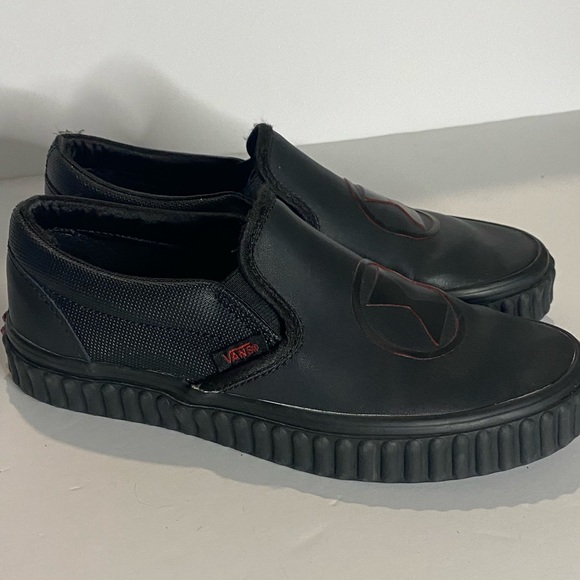 Vans | Shoes | Vans Marvel Black Widow Slip On Shoes | Poshmark